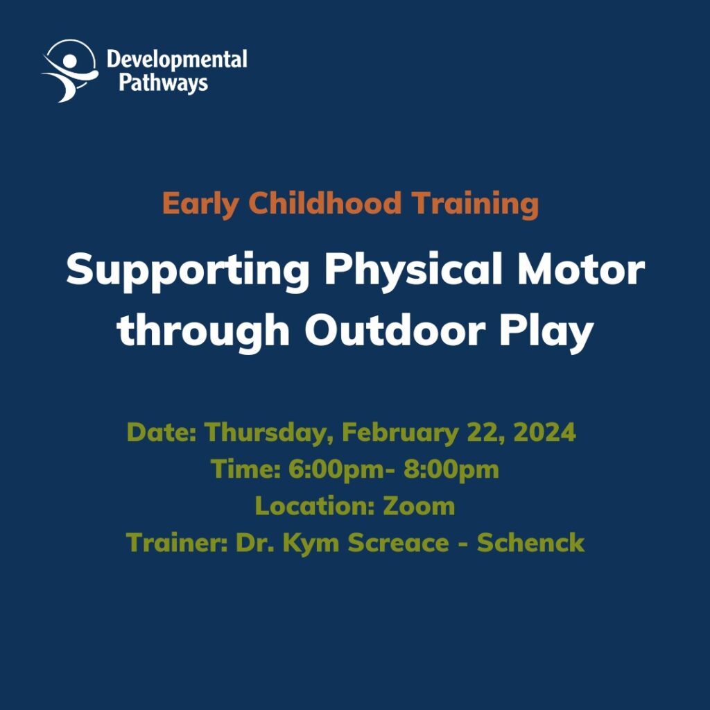 💙 Early Childhood training - Supporting Physical Motor Through Outdoor ...