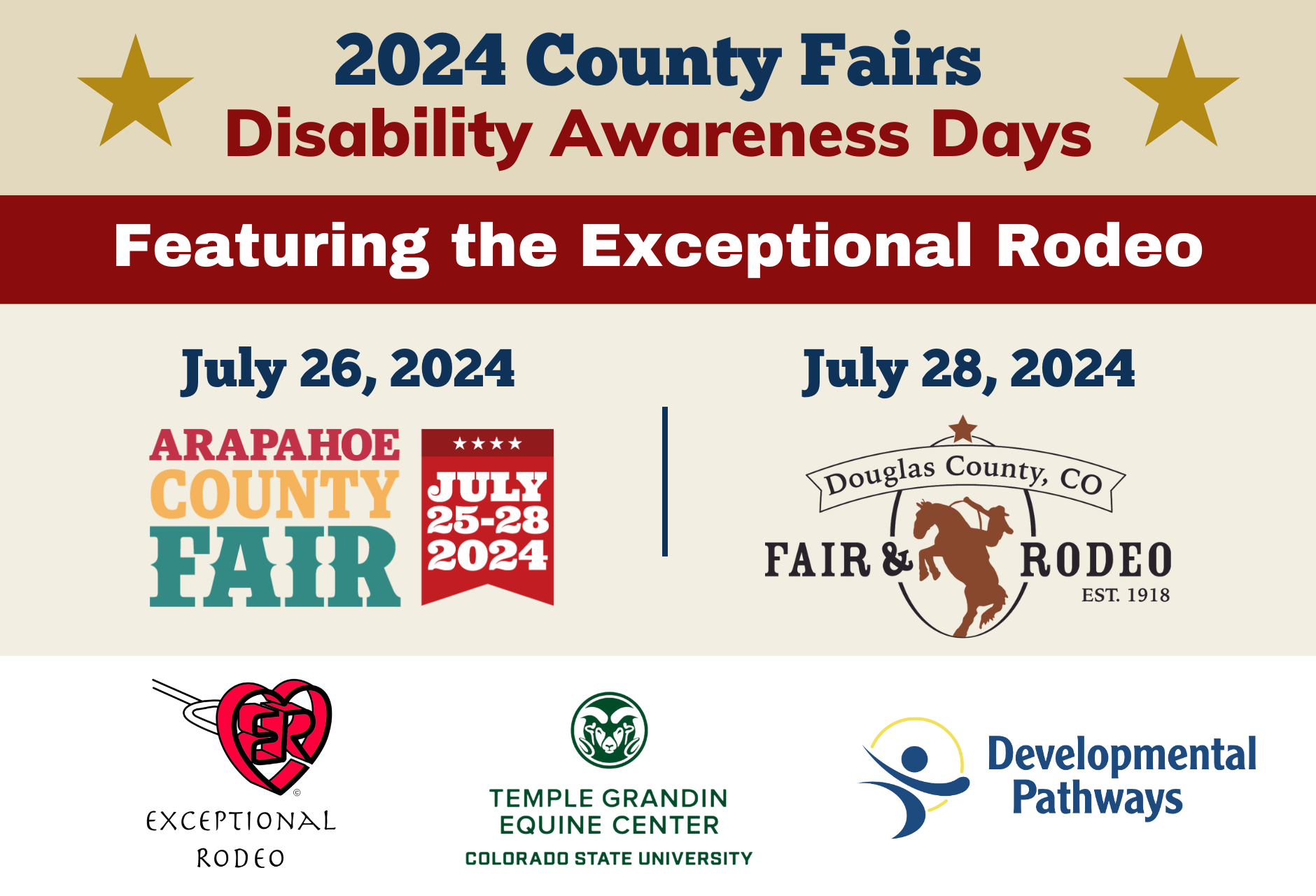 Join us for Disability Awareness Days and Exceptional Rodeos at ...